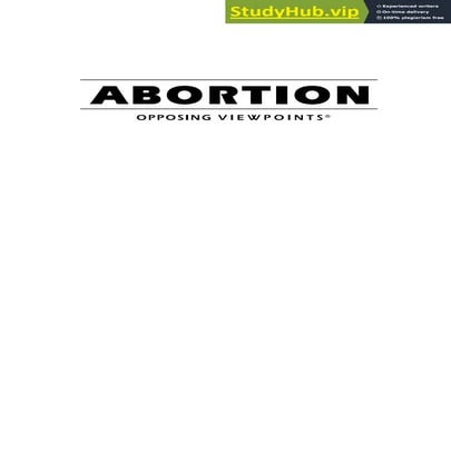 Abortion Viewpoints | PDF