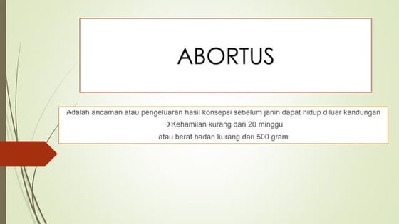 Perdarahan ante partum | PPTX