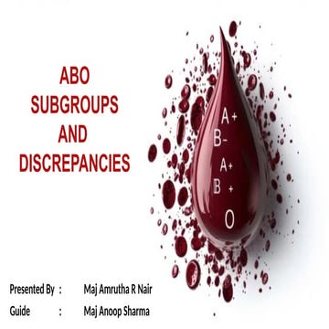 ABO SUB GROUPS & DIscrepancies detail1.pptx