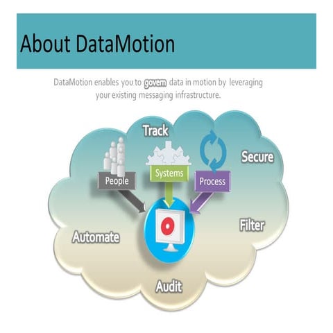Data Motion Bridgingpeople And Processes Ppt
