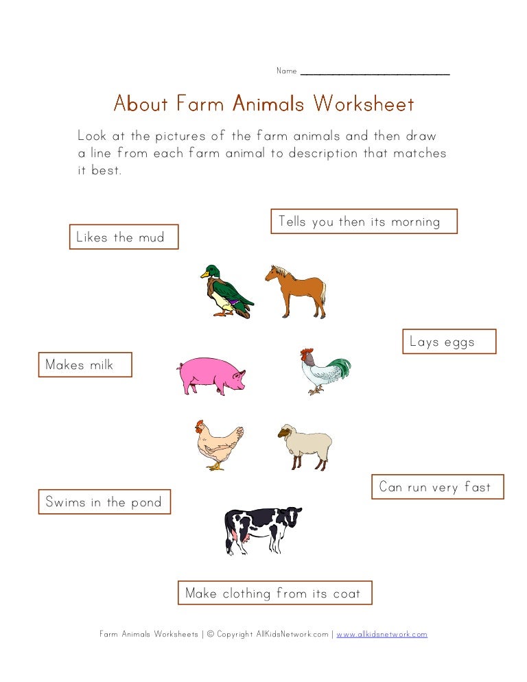 About Farm animals worksheet about-farm-animals-worksheet