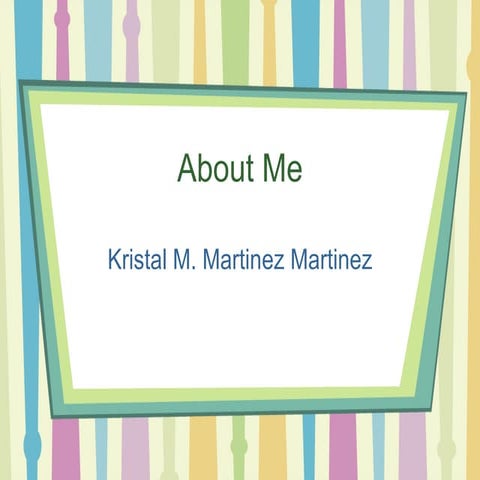 About Me | PPT