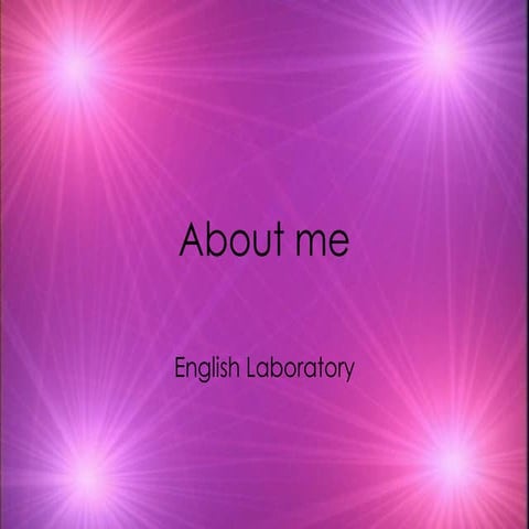 About Me | PPT