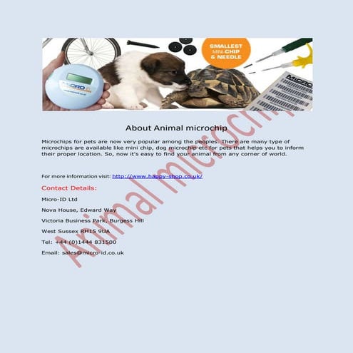 About animal microchip | DOCX
