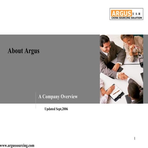 Argus Company profile | PPS