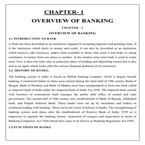 About banking | DOCX