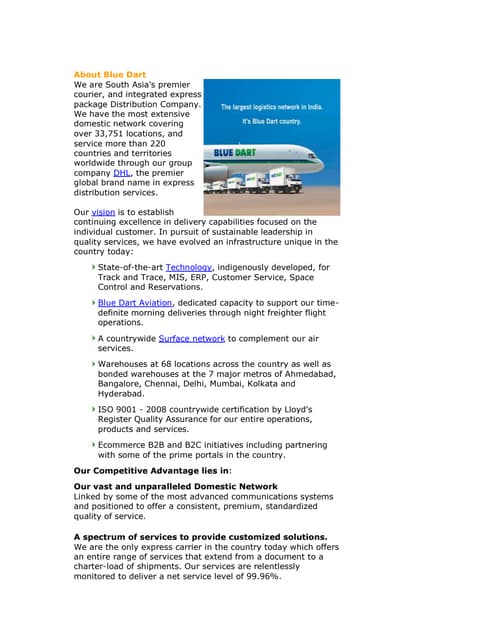 DHL Case Study | PPTX