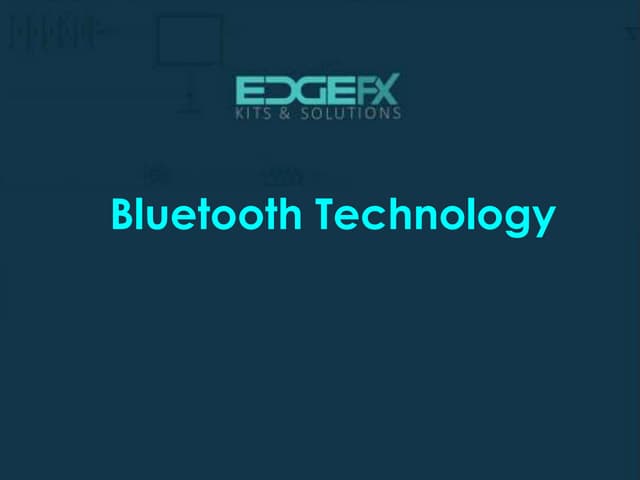 Bluetooth technology presentation | PPT