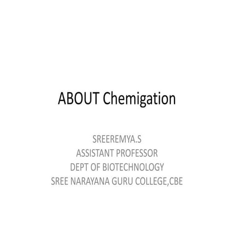 About chemigation | PPT