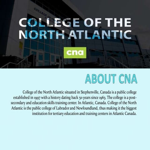 About cna slideshow | PPTX