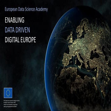 European Data Science Academy - Enabling Data Driven Digital Europe | PDF