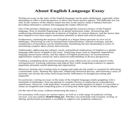 About English Language Essay.pdf