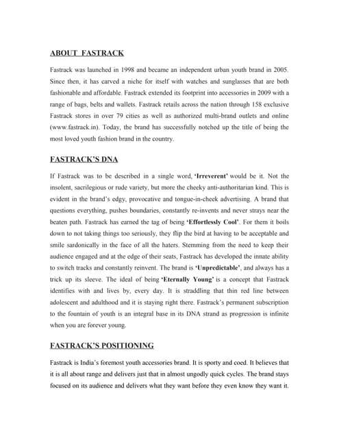 Fast track Brand audit | PPT