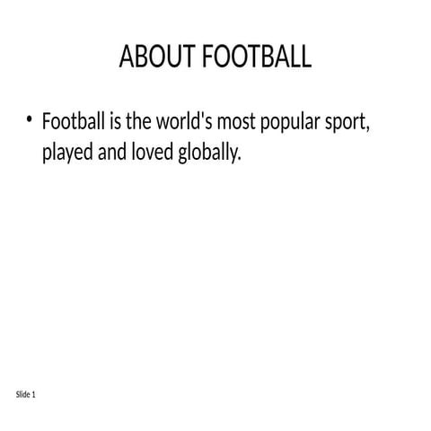 Football and it's importance........pptx