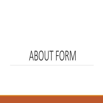 About form | PPT