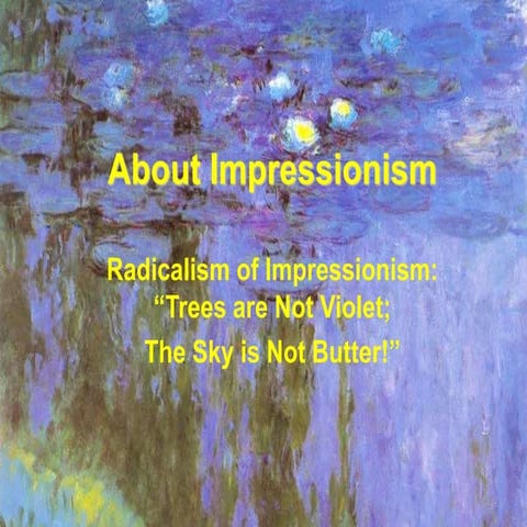 Impressionism | PPTX