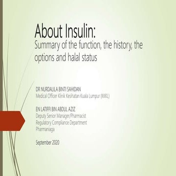 About insulin | PPT