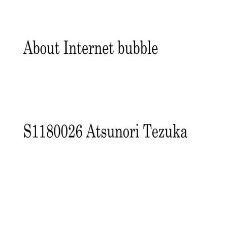 About internet bubble | PDF | Internet | Computing