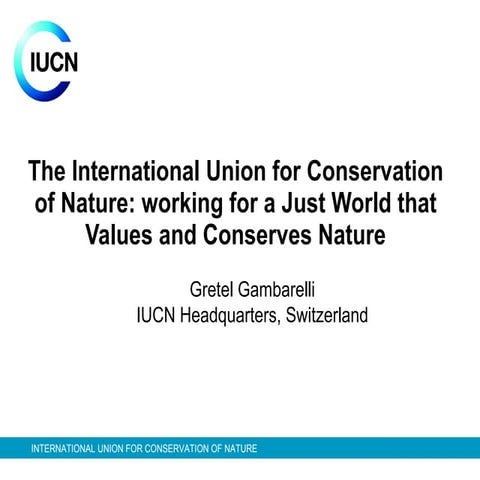 About IUCN | PPT