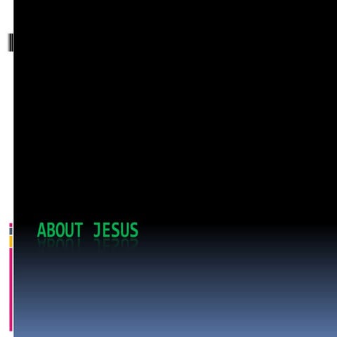 About jesus | PPSX