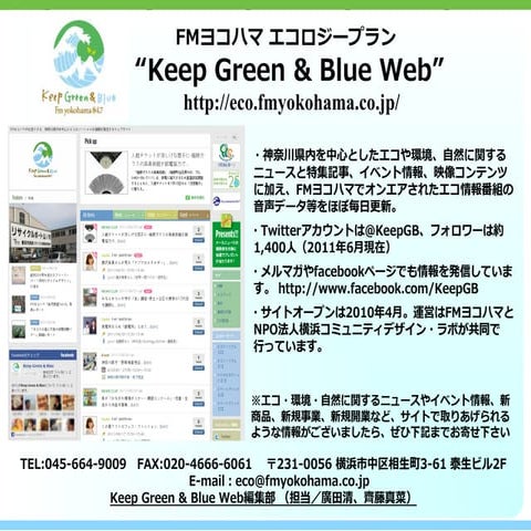 about Keep Green & Blue Website | PDF