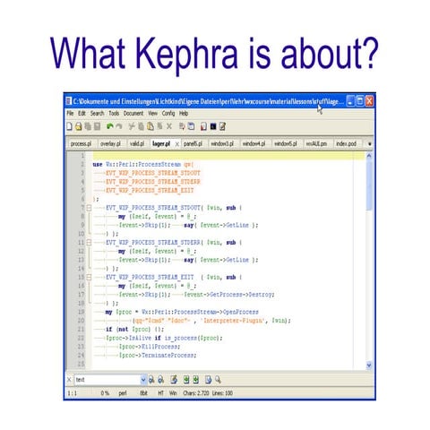 What is Kephra about? | PDF