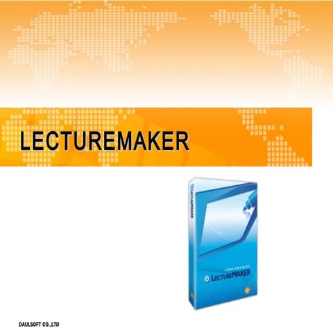 About lecture maker | PPT