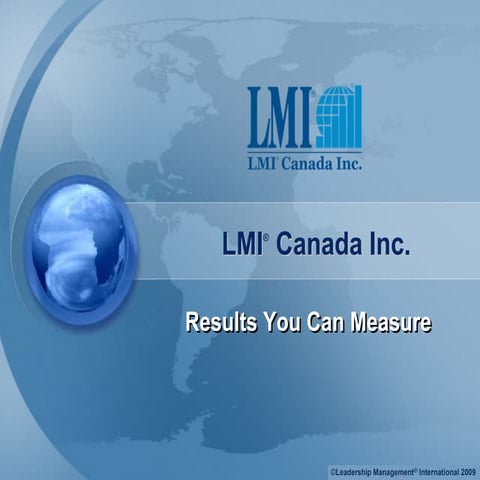 About LMI Canada Inc. | PPT
