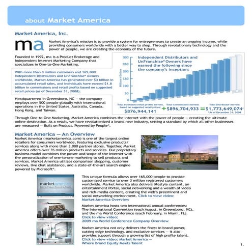 Market America Built on Product, Powered by People | PPT