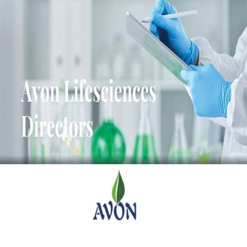 About manoj jain avon lifesciences | PPTX