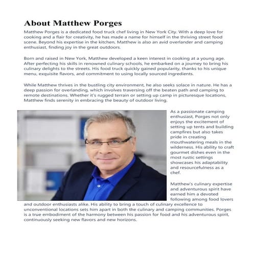 Matthew Porges | PDF