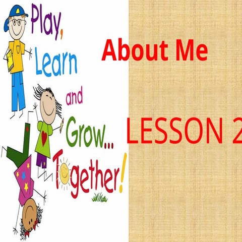 About Me Listening and Speaking Activities | PPT