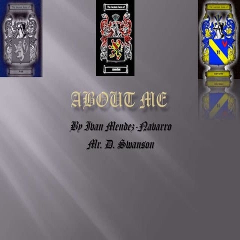 About me ivan mendez navarro | PPTX