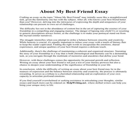 About My Best Friend Essay.pdf