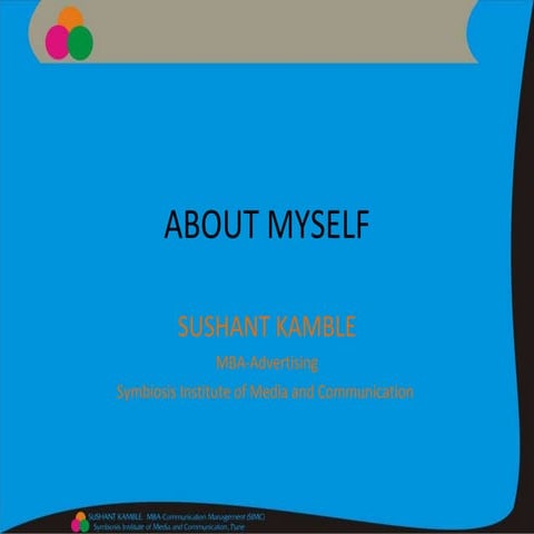 About Myself | PPT