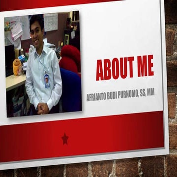 About my self | PPTX | Postgraduate Education | College Education