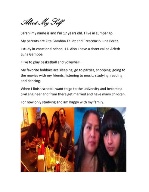 Composition 7 about myself | PDF