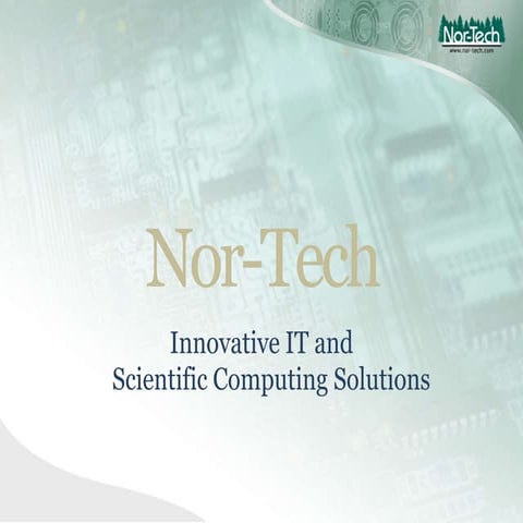 About Nor-Tech; building HPCs for CAE and Ansys HPC Integrator | PPT ...