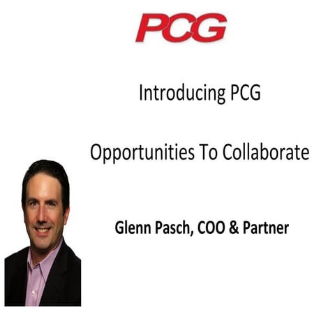About PCG | PPT