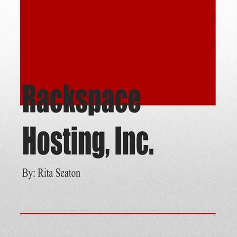 About Rackspace | PPTX