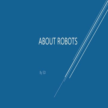 About Robots | PPT
