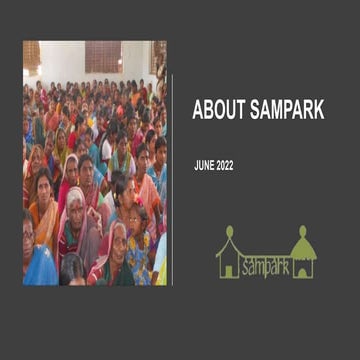 WHAT SAMPARK DOES TO EMPOWER WOMEN | PPTX