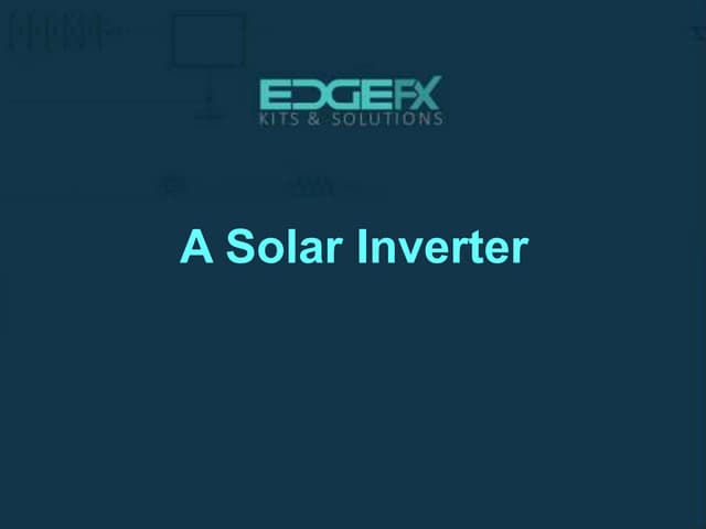 solar inverter PPT (2).pptx | Gas and Electric | Home Utilities