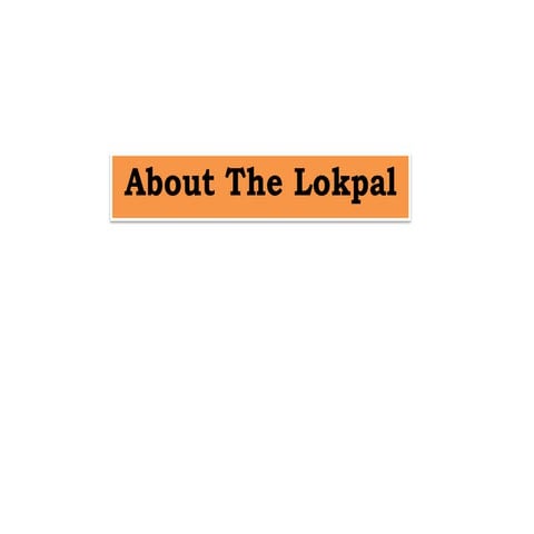 About the lokpal [s | PPTX