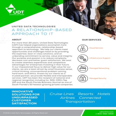 About UDT - Hospitality | One Pager | PDF