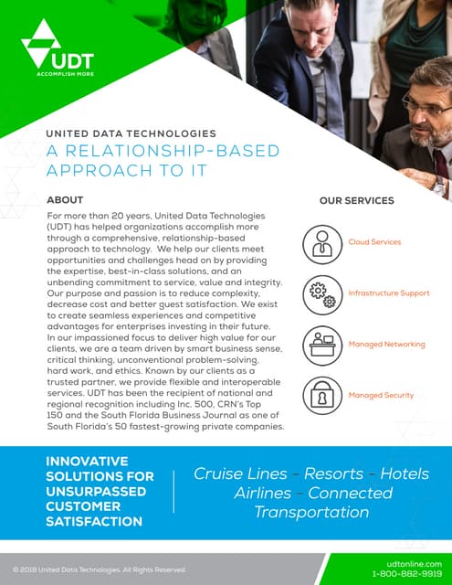 United Data Technologies - Awards | PDF