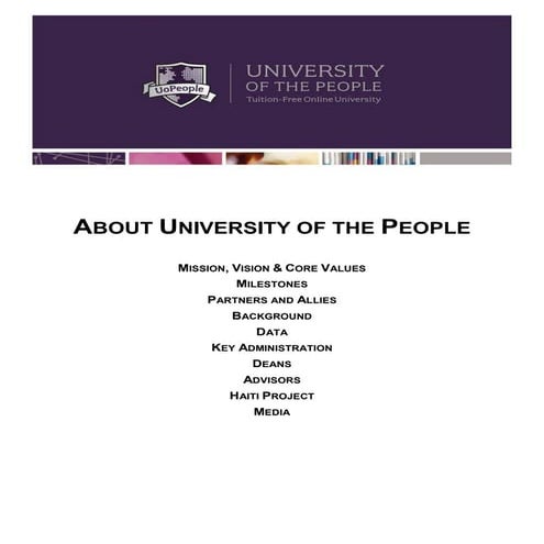 About University of the People | PDF