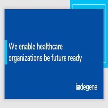 About Indegene Presentation | PDF