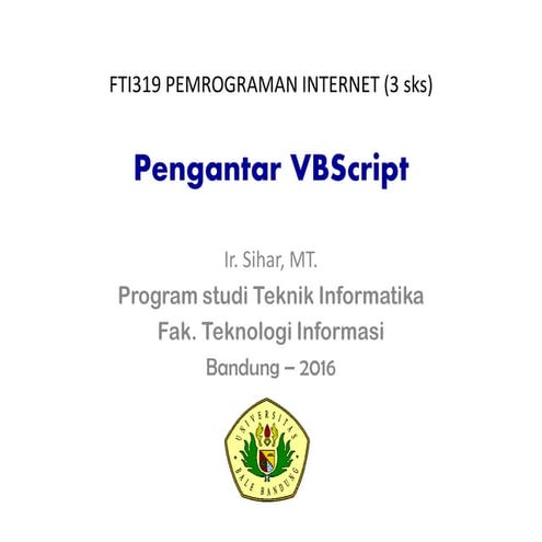 About vb script-sns | PDF