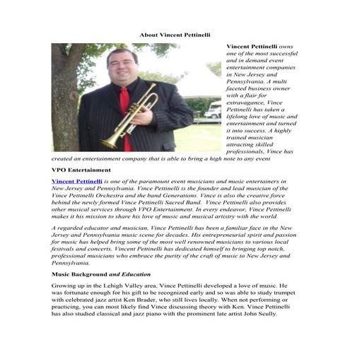 About vincent pettinelli | DOC